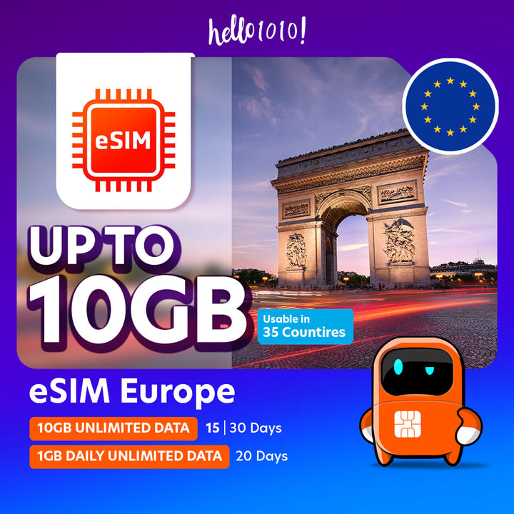 eSIM for your travels – Hello1010 Travel eSIM & SIM